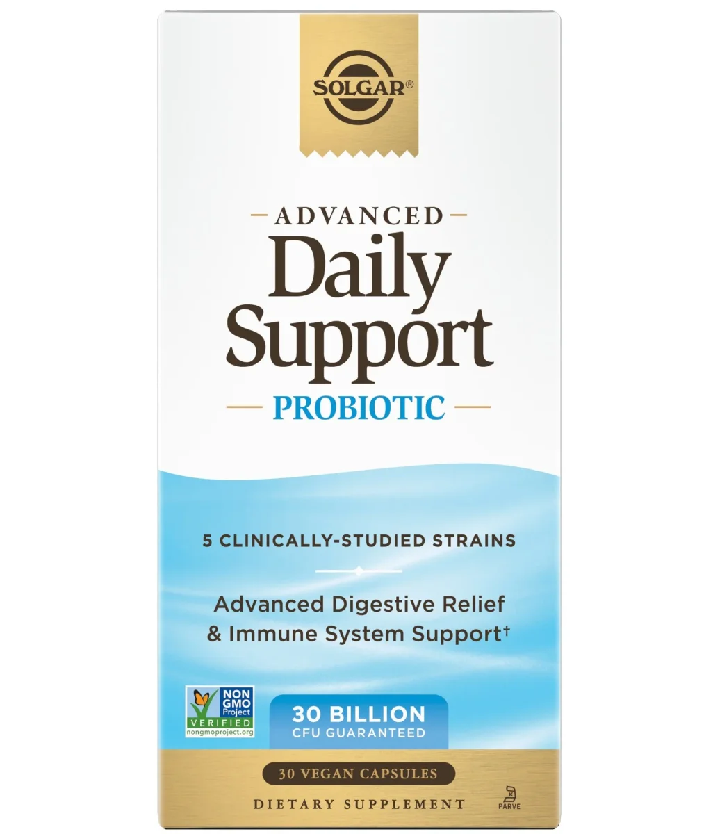 Solgar Advanced Daily Support Probiotic 30B 30 Capsule | Organic Basic Food