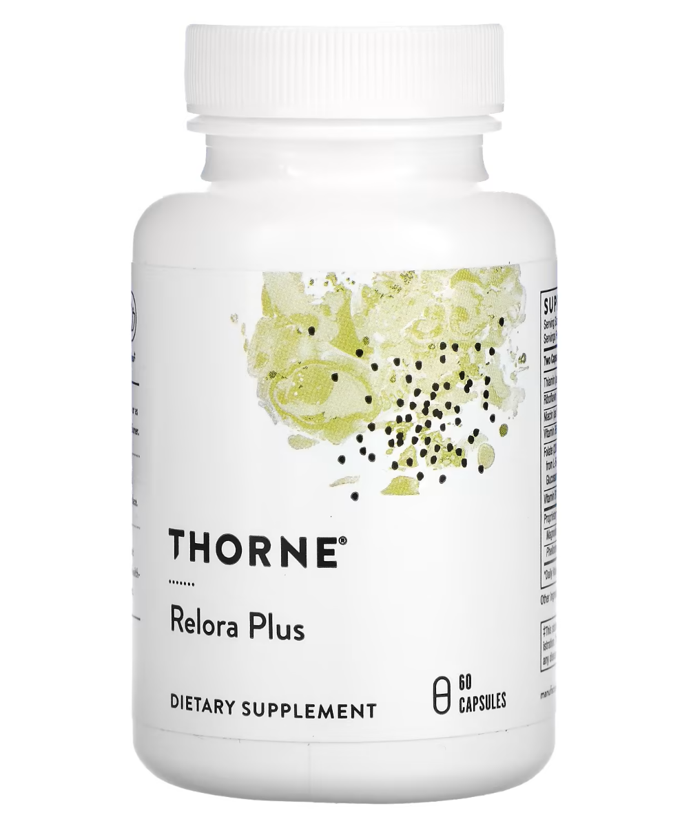 Thorne Research, Relora Plus, 60 Capsules - Organic Basic Food