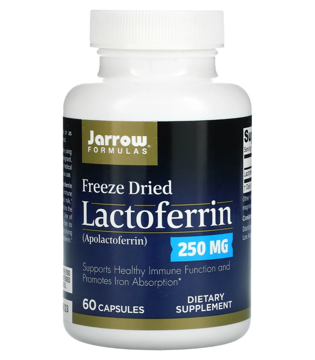 Jarrow Formulas Lactoferrin 250 mg 60 Capsules - Organic Basic Food