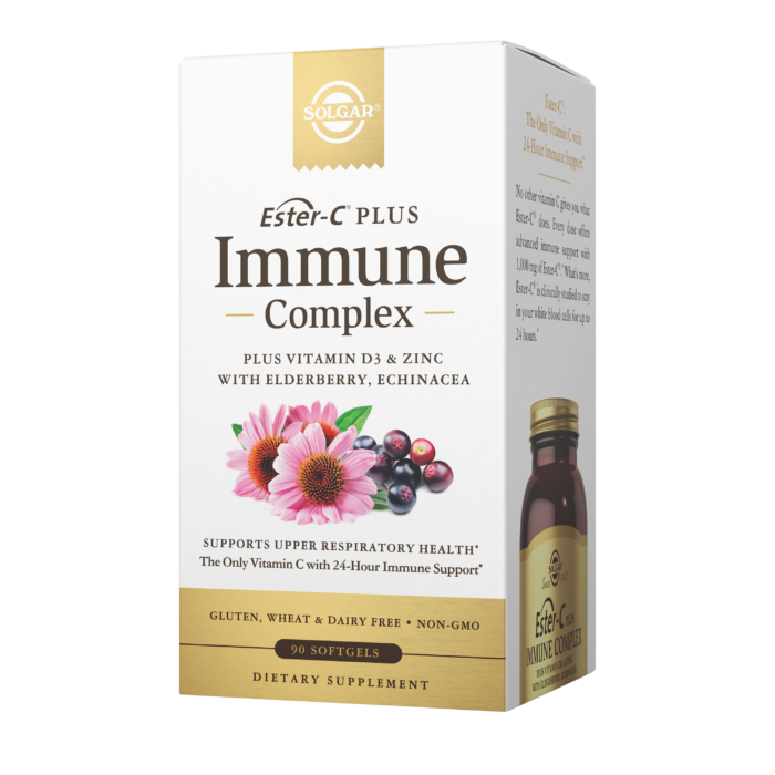 Ester-C Plus Immune Complex, 90 Softgels - Organic Basic Food