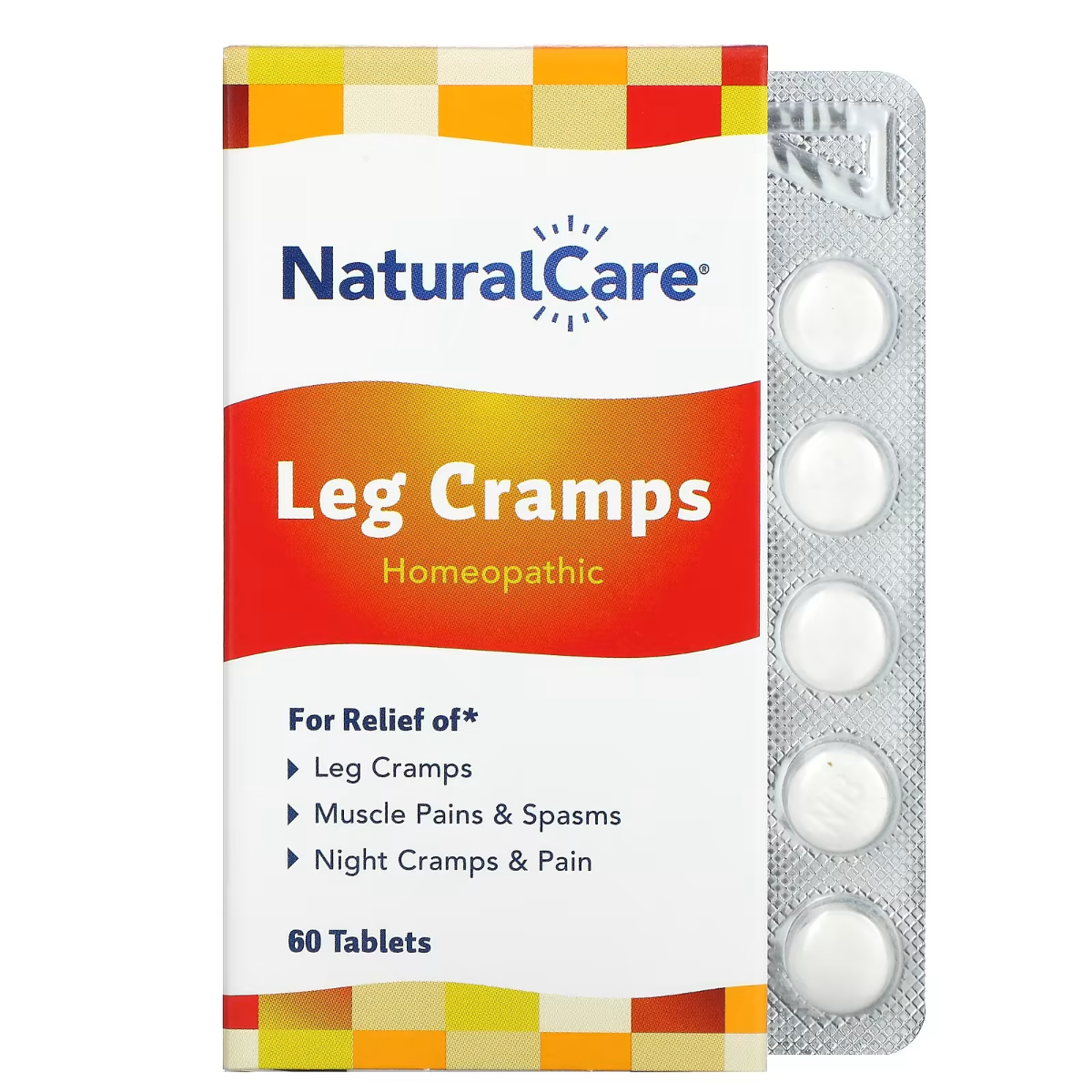NatraBio, Leg Cramps, 60 Tablets - Organic Basic Food