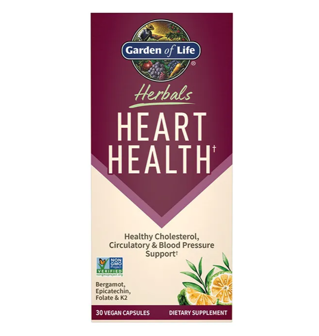 Garden Of Life Herbals Heart Health† 60 veg caps - Organic Basic Food