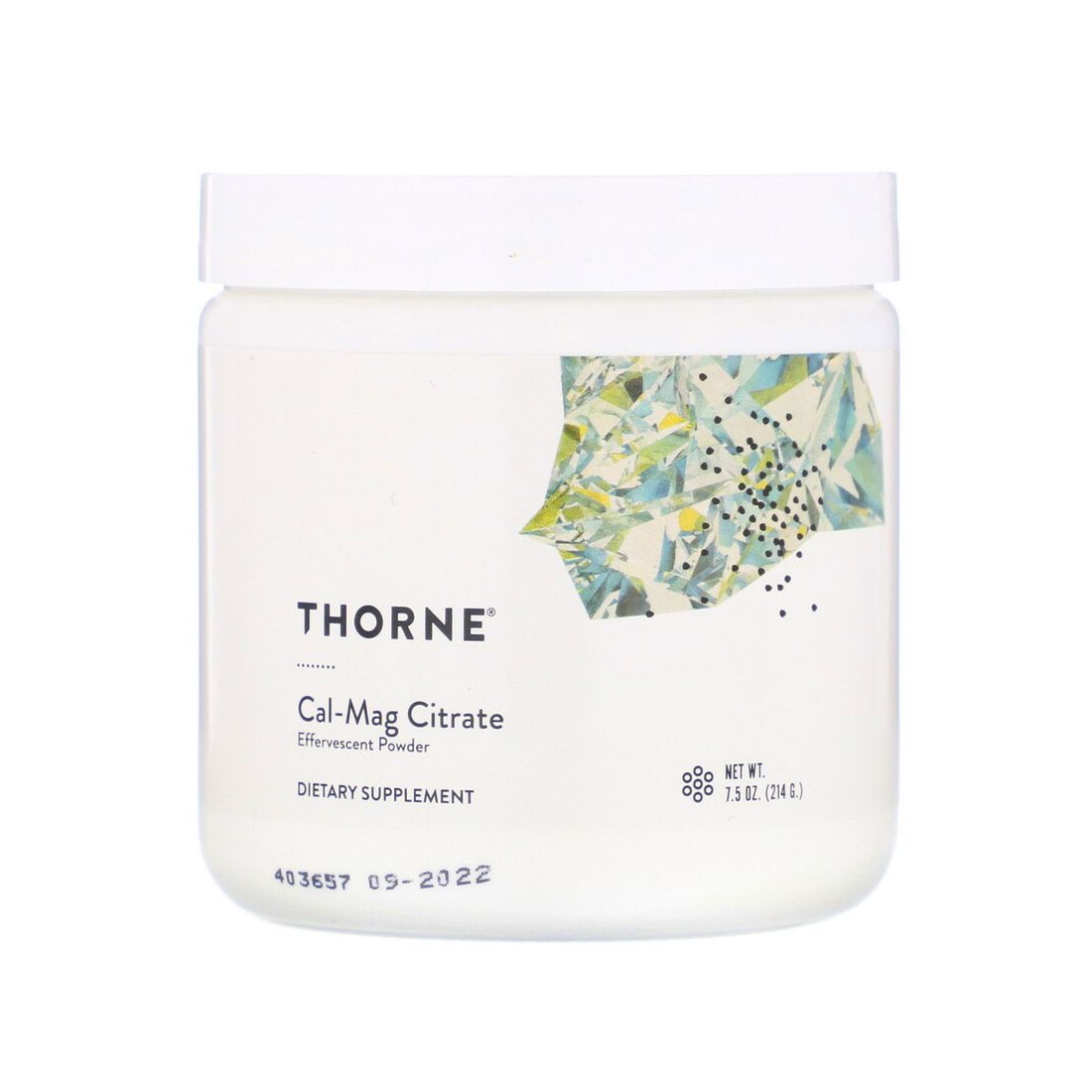 Thorne Research Cal-Mag Citrate Effervescent Powder 7.5 oz (214 g ...