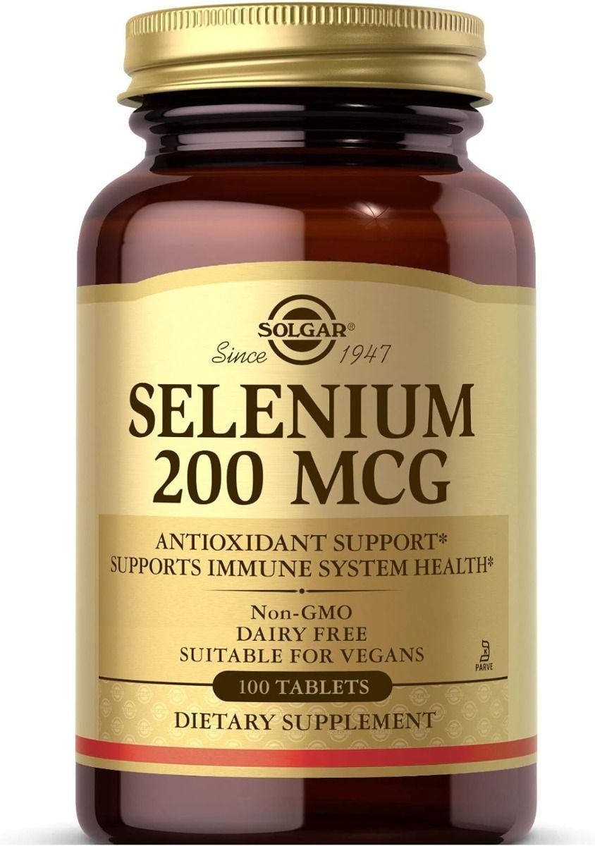 Solgar, Selenium, 200 mcg, 100 Tablets - Organic Basic Food