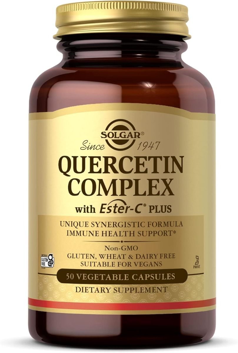 Solgar, Quercetin Complex with Ester-C® Plus, 50 Vegetable Capsules ...