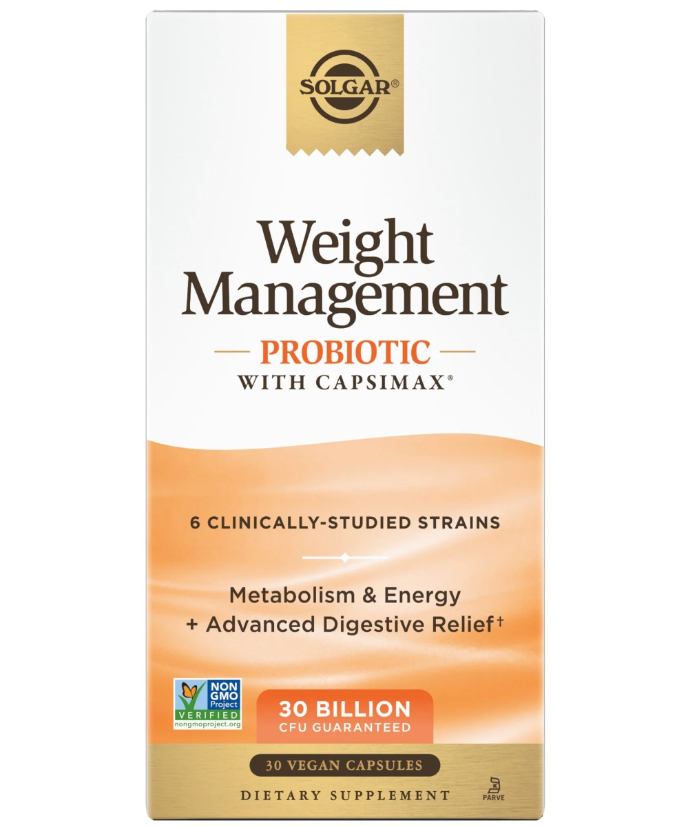 Solgar Weight Management Probiotic 30B 30 Capsule - Organic Basic Food
