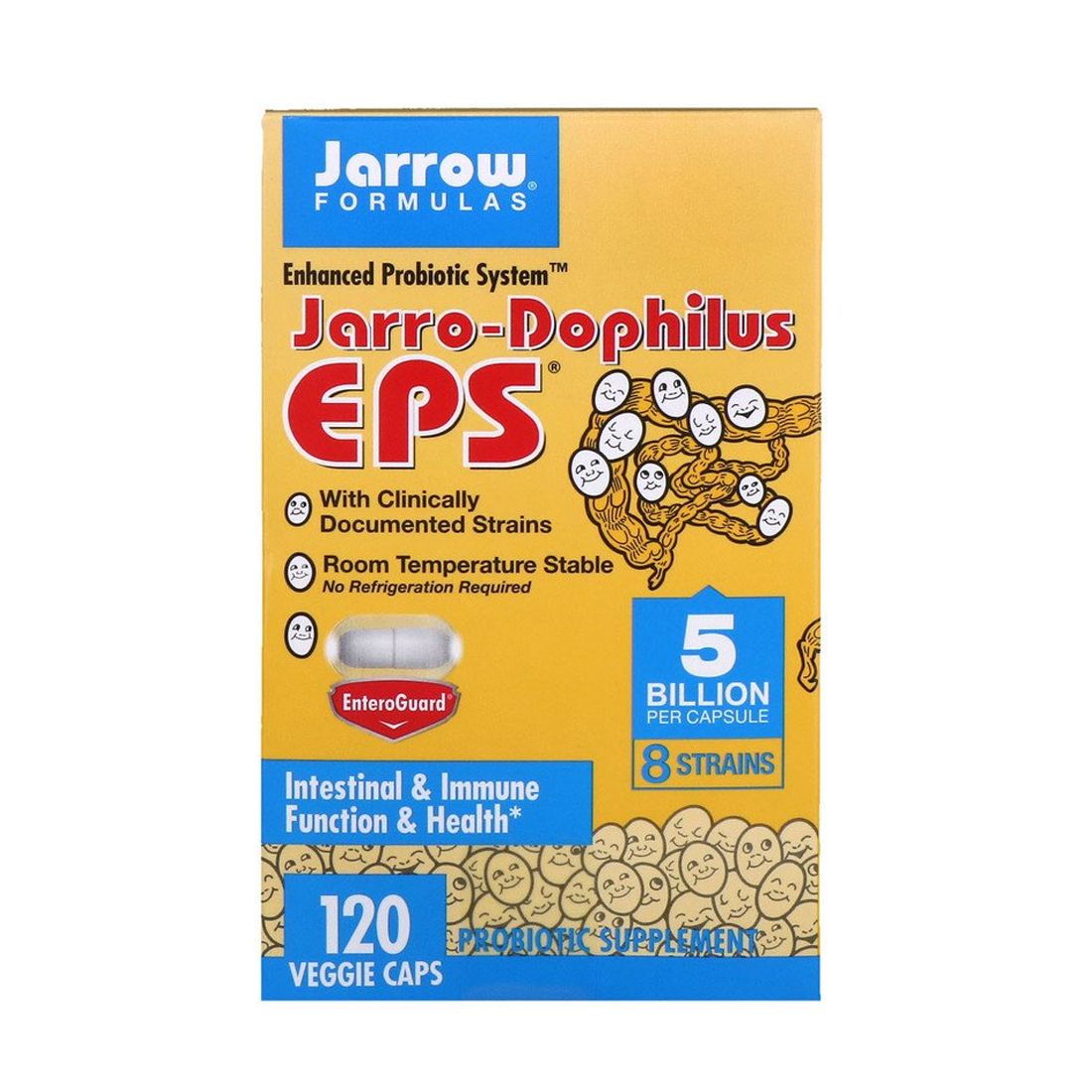 Jarrow Formulas Jarro-Dophilus EPS 5 billion 120 veggie caps - Organic ...