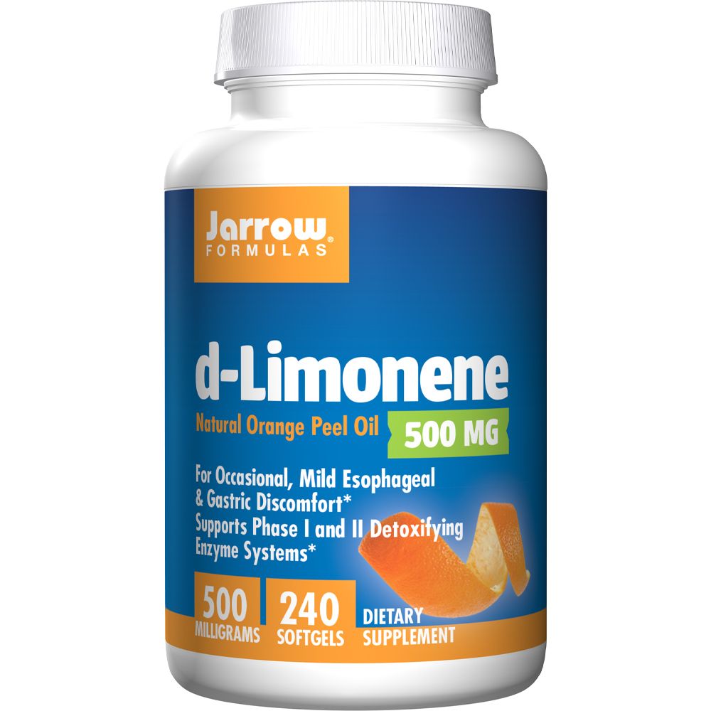 Jarrow Formulas d-Limonene 500 mg 240 Softgels - Organic Basic Food